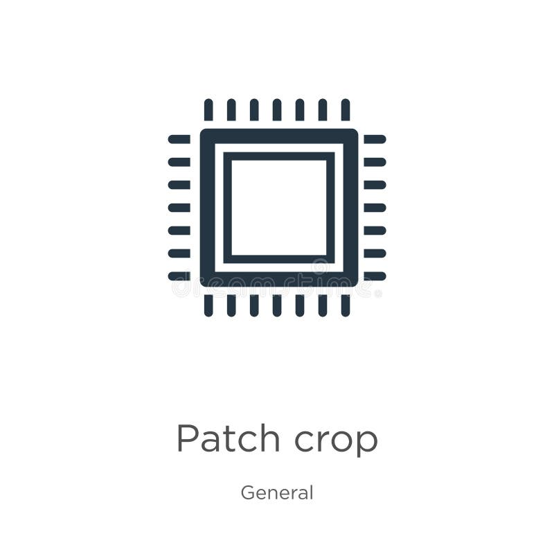 Patch Crop Icon Vector. Trendy Flat Patch Crop Icon from General ...