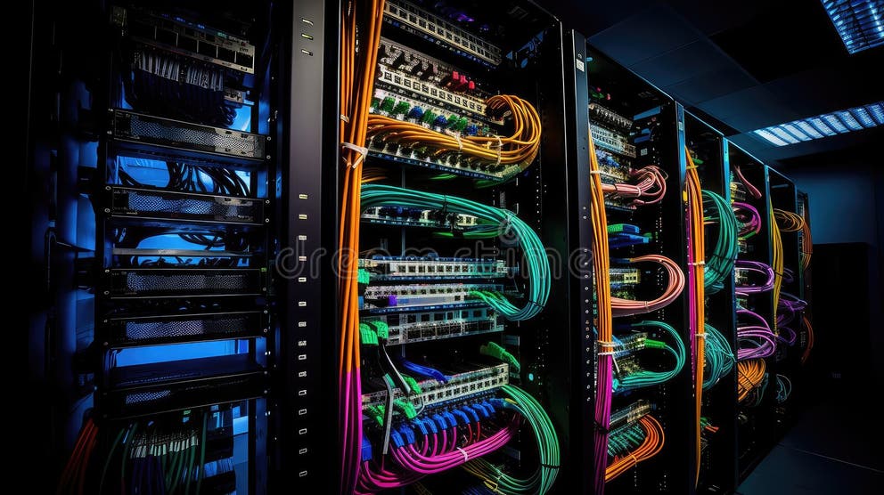 Network Cabling Stock Illustrations – 1,475 Network Cabling Stock ...