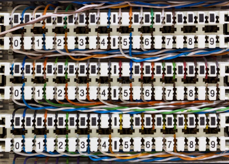 Patch panel stock photo. Image of signal, internet, figures - 22308834