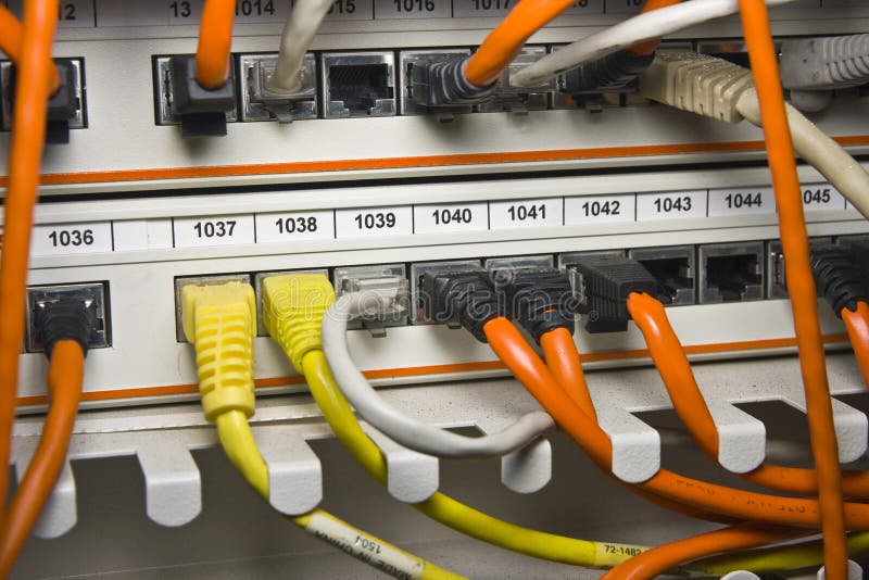 Patch panel stock photo. Image of center, internet, panel - 4869982