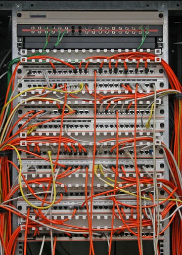 Patch panel stock photo. Image of center, internet, panel - 4869982