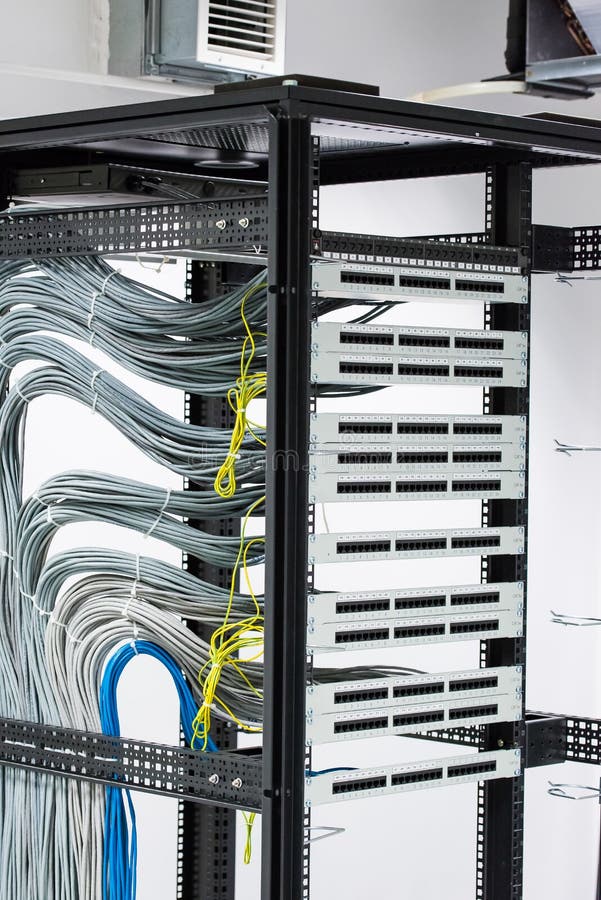 Patch panel stock image. Image of panel, rj45, datacenter - 62628529
