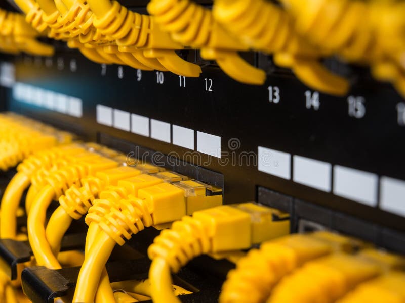 Patch panel stock photo. Image of provider, electronic - 35545592