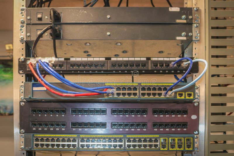 Patch Panels stock photo. Image of wiring, connection - 1728456