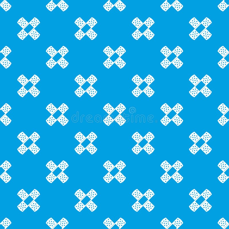 Patch Pattern Seamless Blue Stock Vector - Illustration of plaster ...