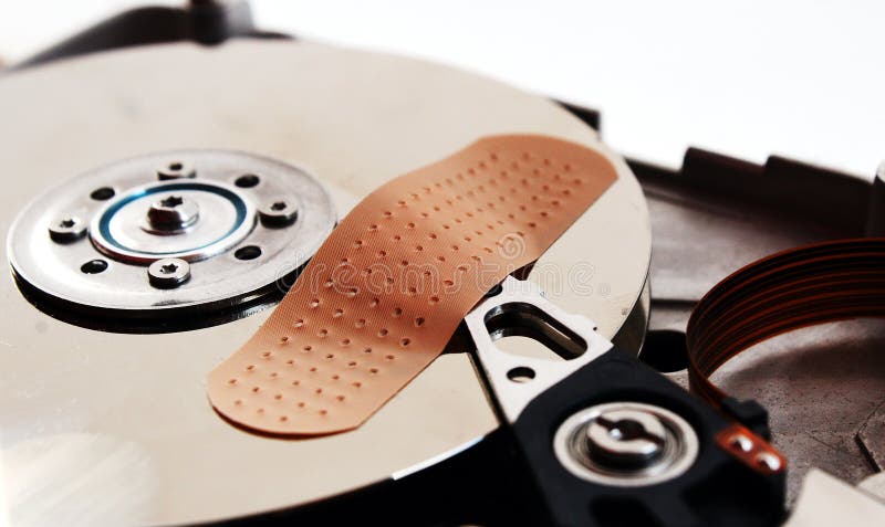 Patch To Repair a Broken Hd Stock Image - Image of remedy, disk: 23181449