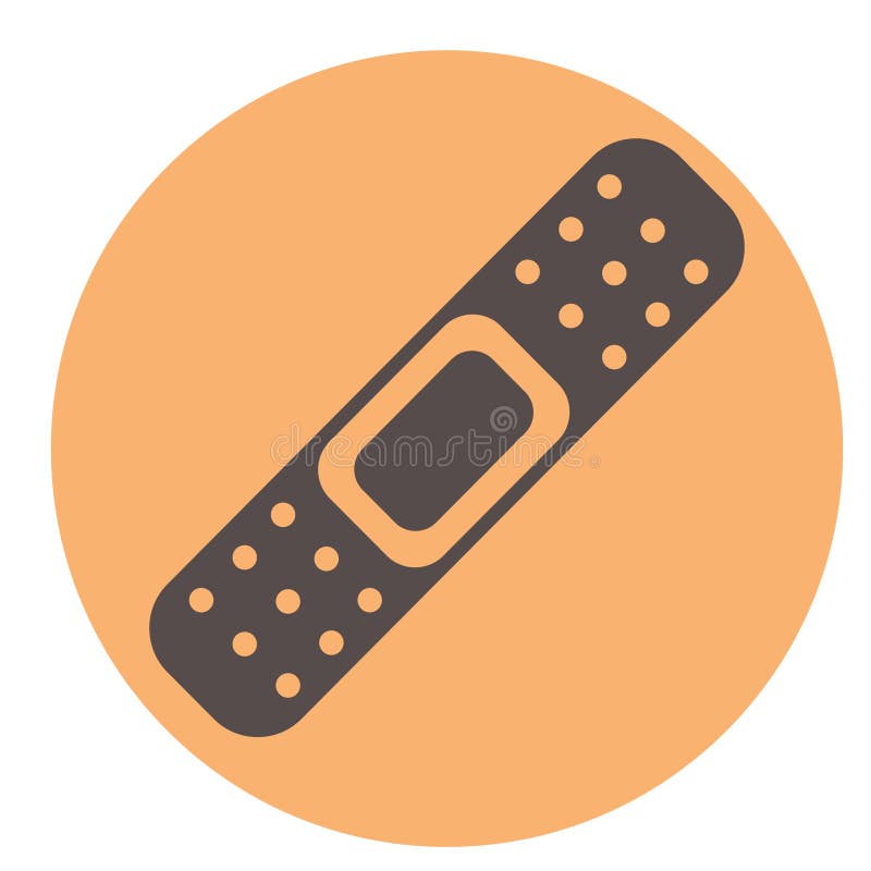 Patch vector illustration stock vector. Illustration of heal - 213236231