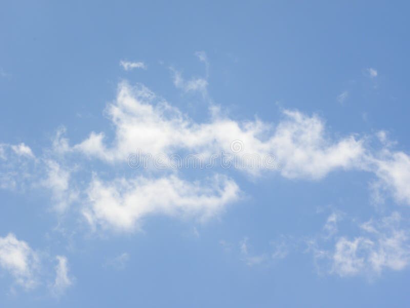 Patch of Cirrus clouds stock photo. Image of condensation - 126866066