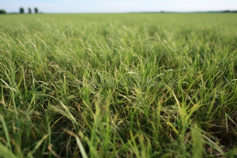 Patches of Browning Grass in a Field Stock Photo - Image of nature ...