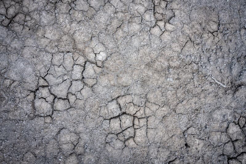 Patches of Cracked Earth on Trail Stock Image - Image of vast, expanse ...