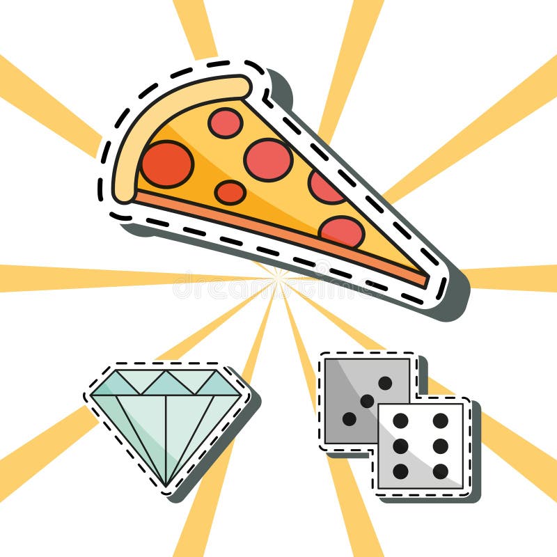 Pizza Diamond Stock Illustrations – 400 Pizza Diamond Stock ...