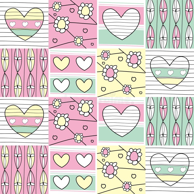 Giraffe patchwork pattern stock vector. Illustration of green - 34616902