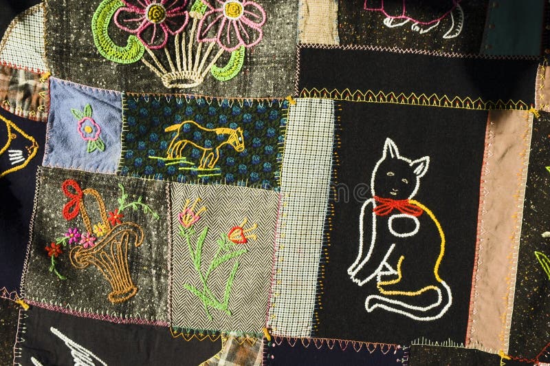 Patchwork stock image. Image of needlework, ancient, care - 3528119