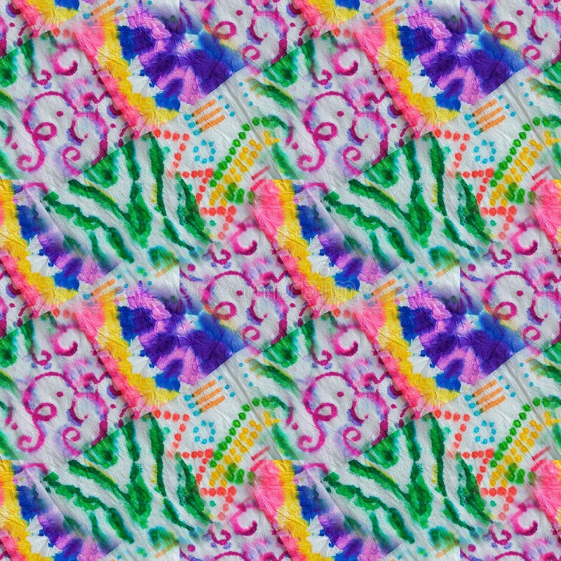 Patchwork Abstract Background, Made of Stock Illustration ...