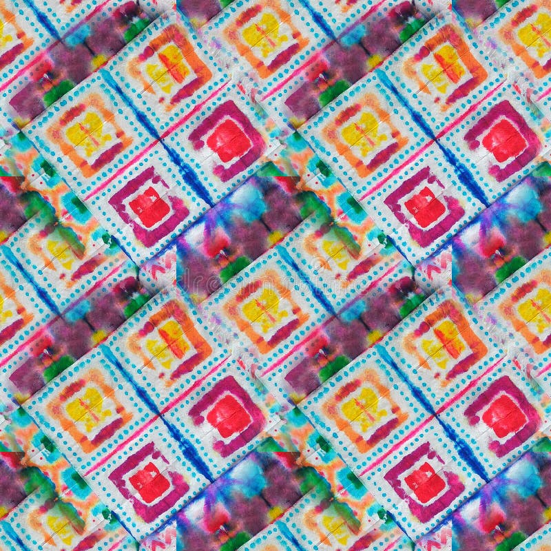 Patchwork Abstract Background, Made of Stock Illustration ...