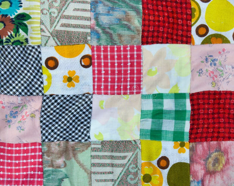 Patchwork Quilt pattern stock photo. Image of brown, folksy - 33618590