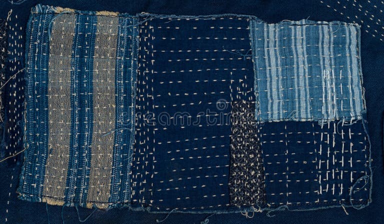 Patchwork Background , Denim Patchwork . Stock Photo - Image of ...