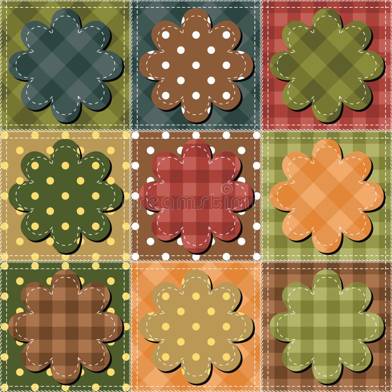 Patchwork background stock illustration. Illustration of blanket - 56526875