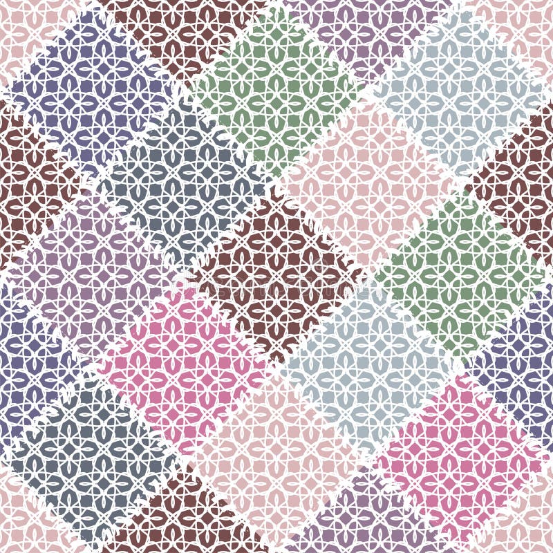 Patchwork Background Different Patterns Stock Illustrations – 811 ...