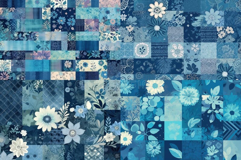 Patchwork Background of Indonesia, Concept of Traditional Craftwork ...