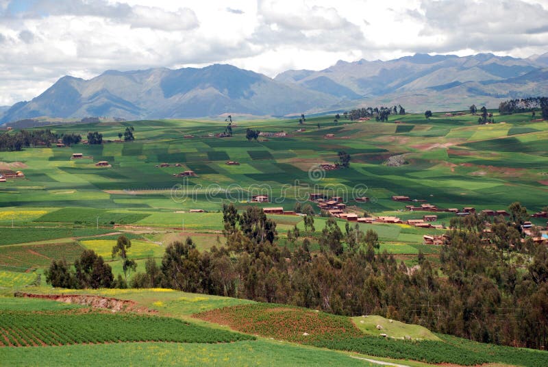 Patchwork farm fields stock photo. Image of community - 64601228
