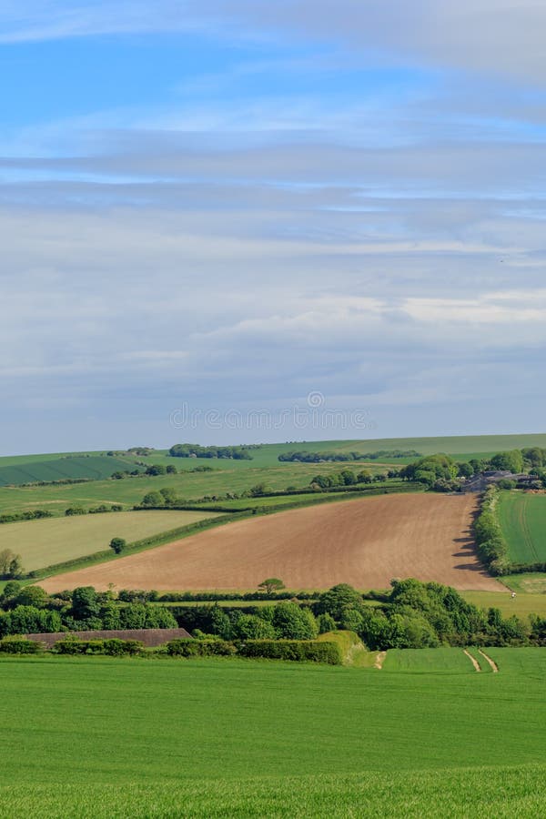Patchwork Fields stock photo. Image of england, nature - 108090688