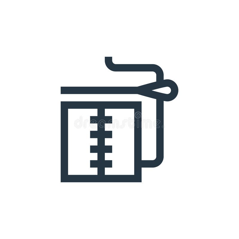 Patchwork Icon Vector from Handcrafts Concept. Thin Line Illustration ...