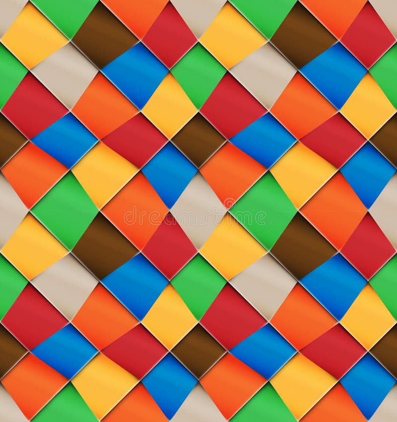 Patchwork Motley Seamless Pattern Stock Vector - Illustration of ornate ...