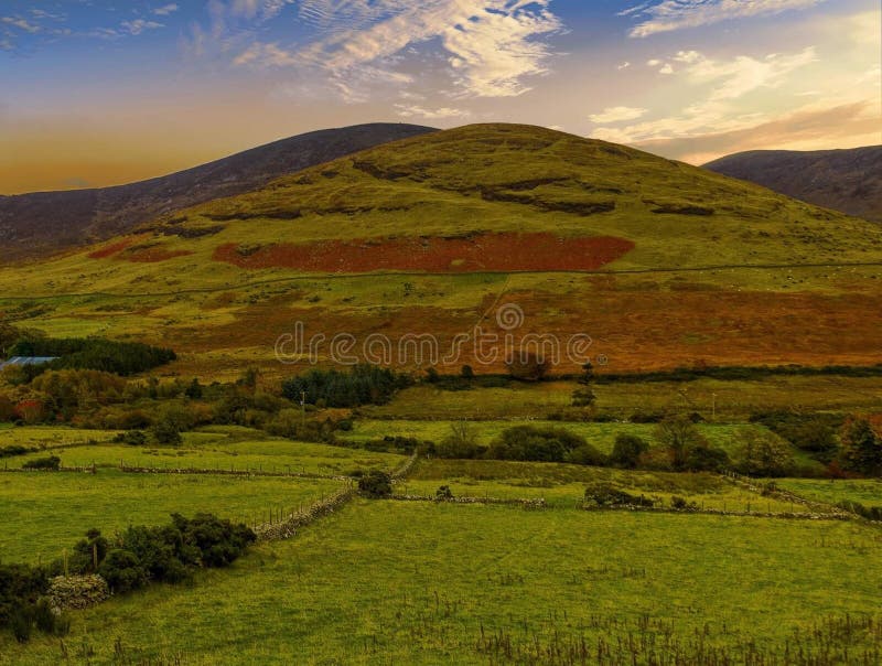 Patchwork mountain stock image. Image of patchwork, mountain - 84691129