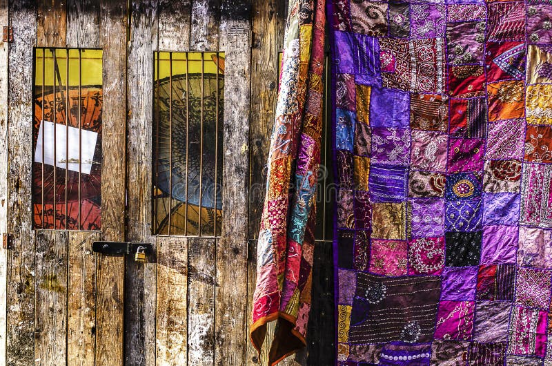 Patchwork stock image. Image of silk, indian, collage - 32728545