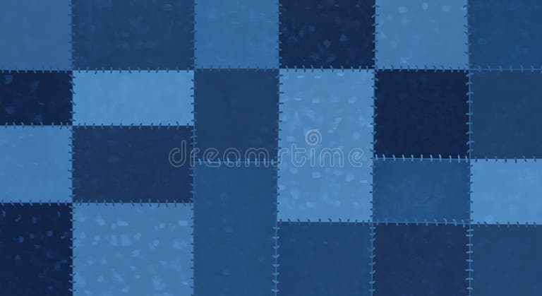 Patchwork Pattern Consisting of Square Patches in Varying Shades of ...