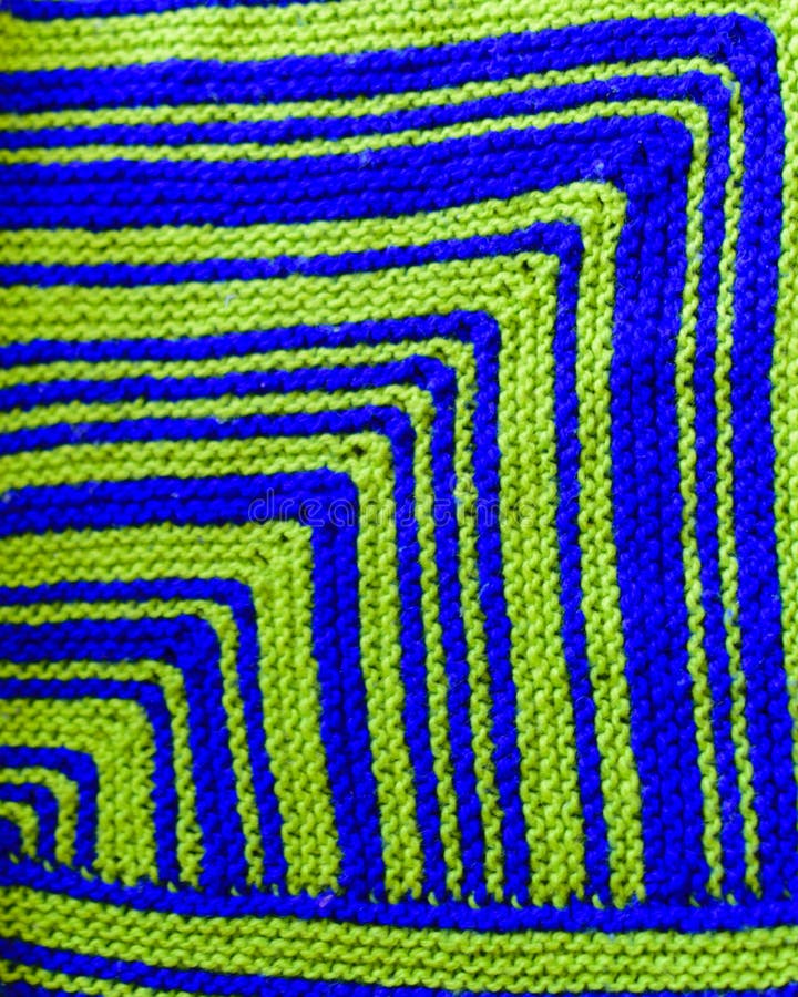 A Patchwork Quilt with a Colorful Graphic Design, Knitting Texture ...