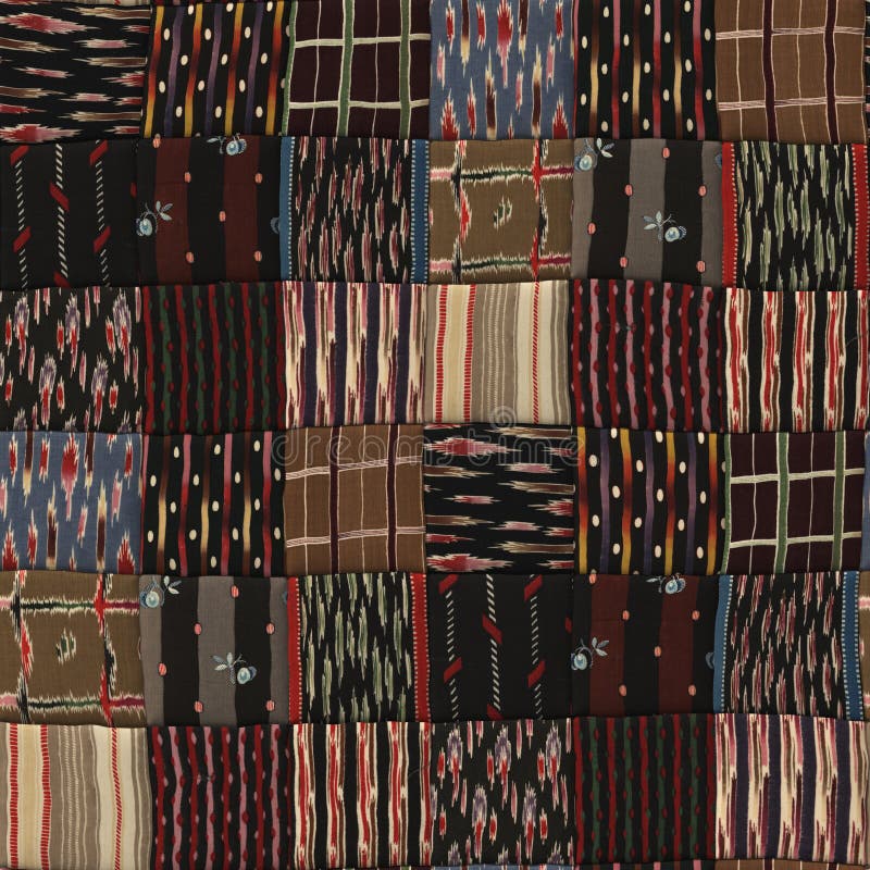 Patchwork Quilt Seamless Texture Stock Illustration - Illustration of ...