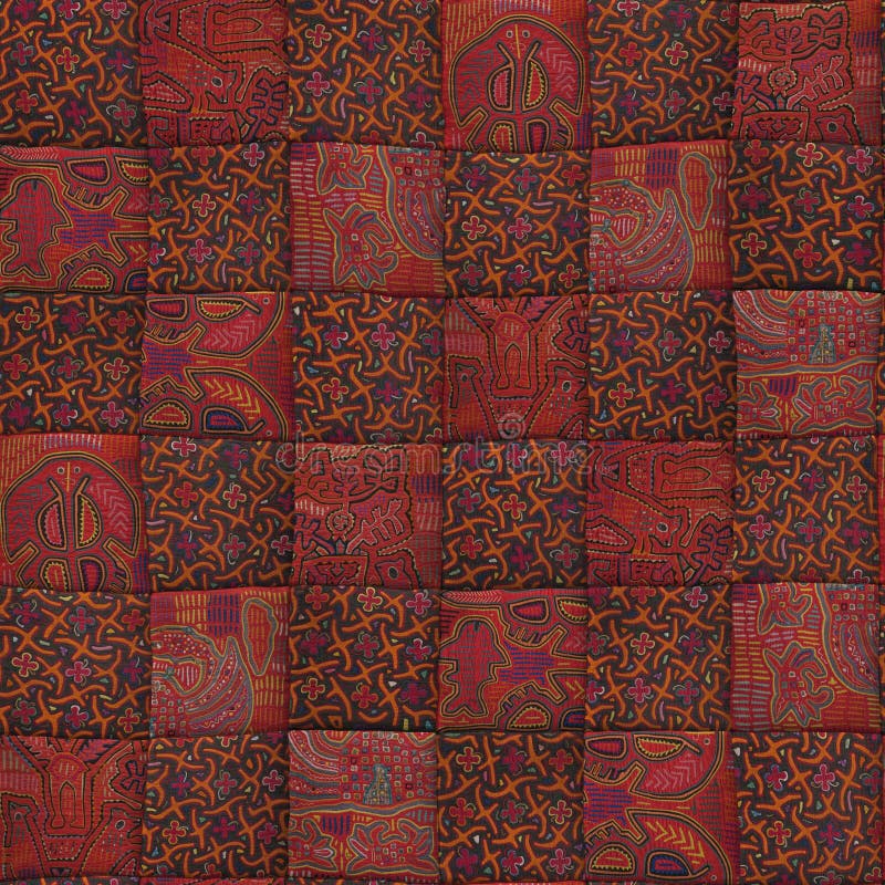 Patchwork Quilt Seamless Texture Stock Illustration - Illustration of ...