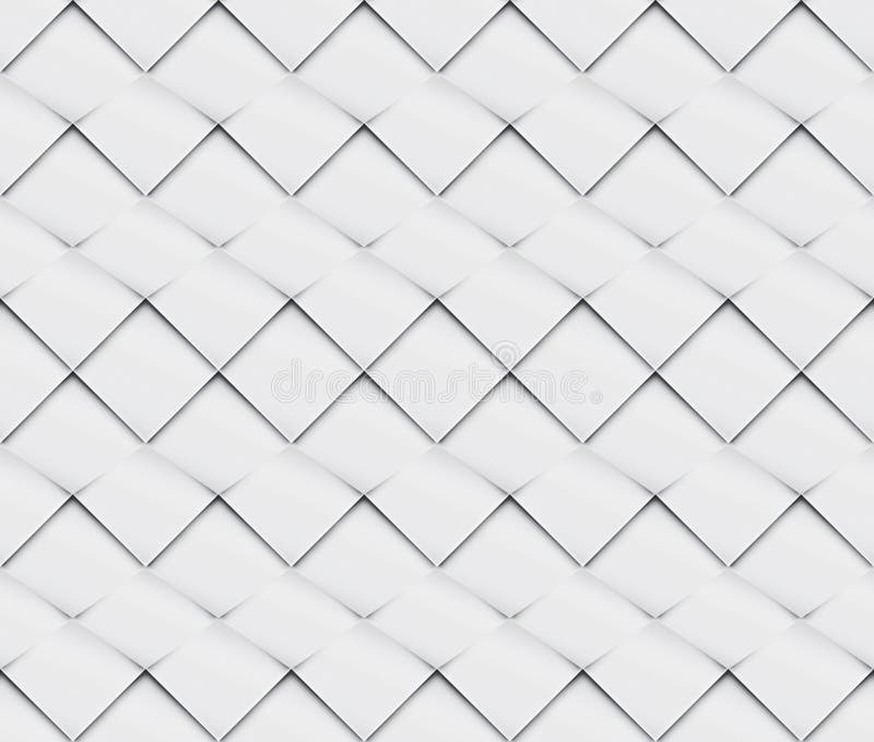 Patchwork Seamless White Origami Pattern Stock Vector - Illustration of ...