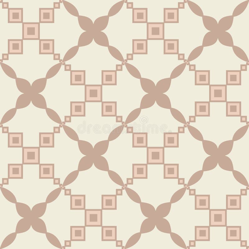 Patchwork Style Square Ceramic Tile, Beige Pink Pastel Color Stock ...