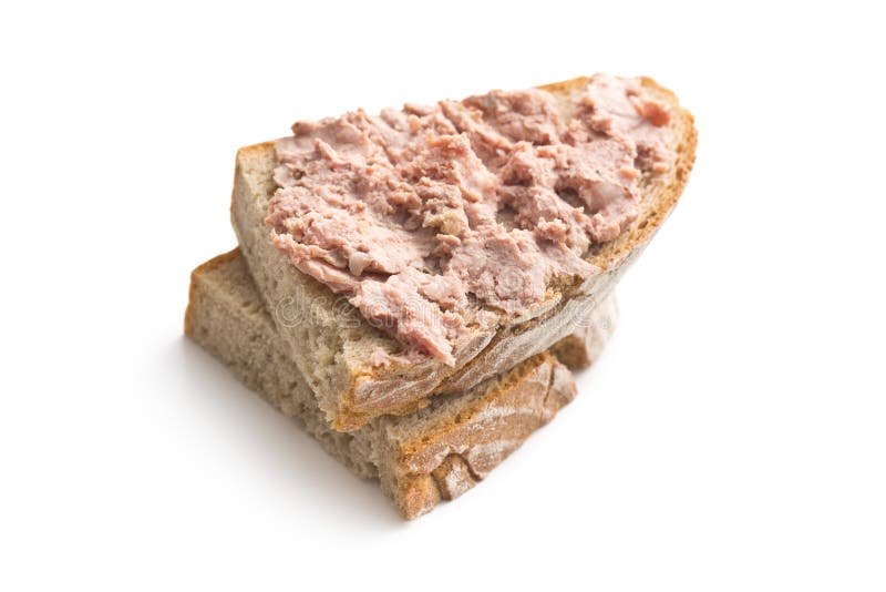 Gourmet pate with bread stock image. Image of appetizer - 32527689