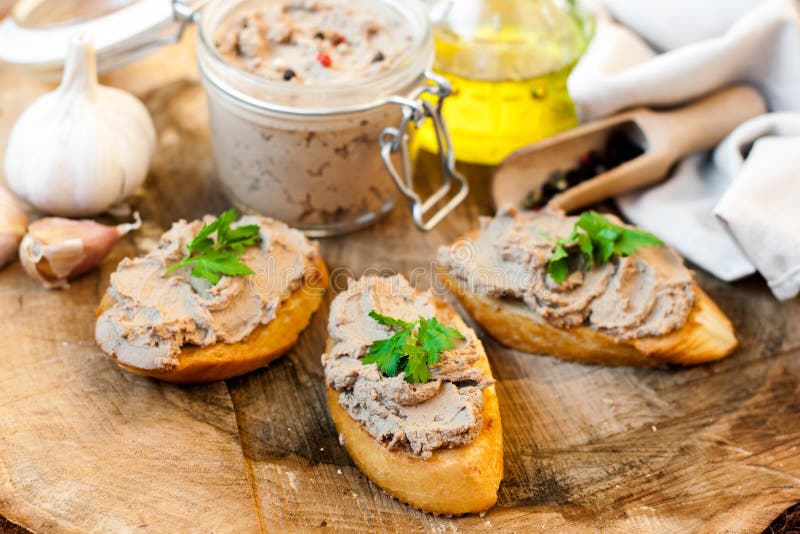 Pate in a jar stock image. Image of breakfast, thyme - 69613413