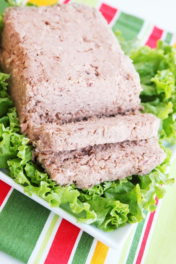 Pate of pork stock image. Image of cooked, aspic, culinary - 26086011