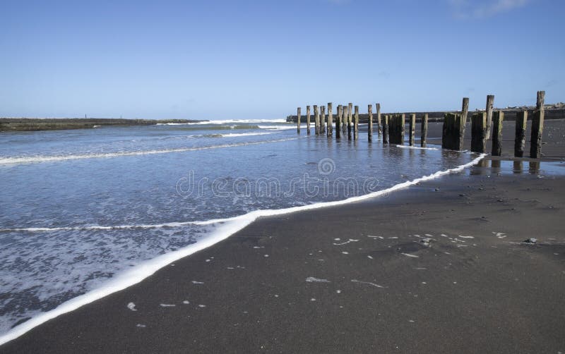 Patea Beach stock image. Image of coast, beach, blue - 217250391