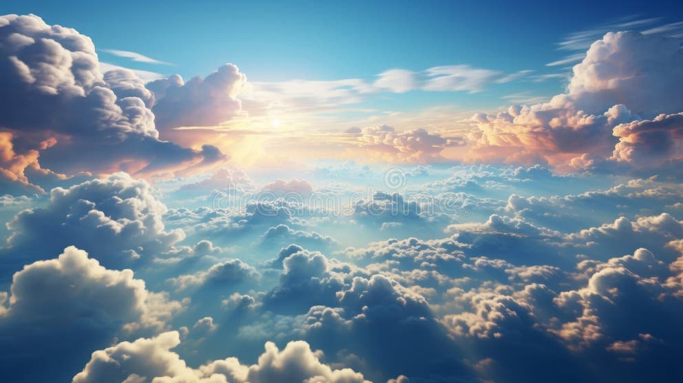 Patel Cloud Background. Generative AI. Stock Illustration ...