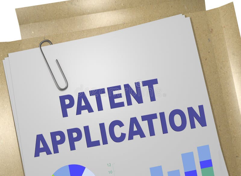 PATENT APPLICATION concept stock illustration. Illustration of creative ...