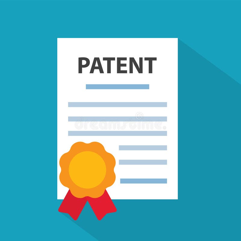 Patent document concept stock vector. Illustration of legal - 201119350