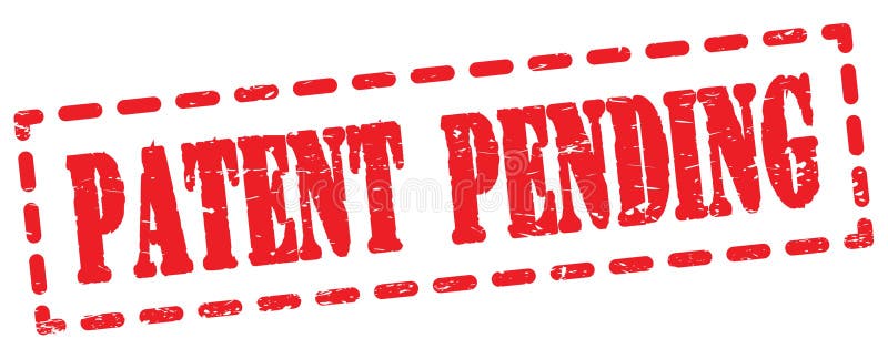 PATENT PENDING Text Written on Red Stamp Sign Stock Illustration ...