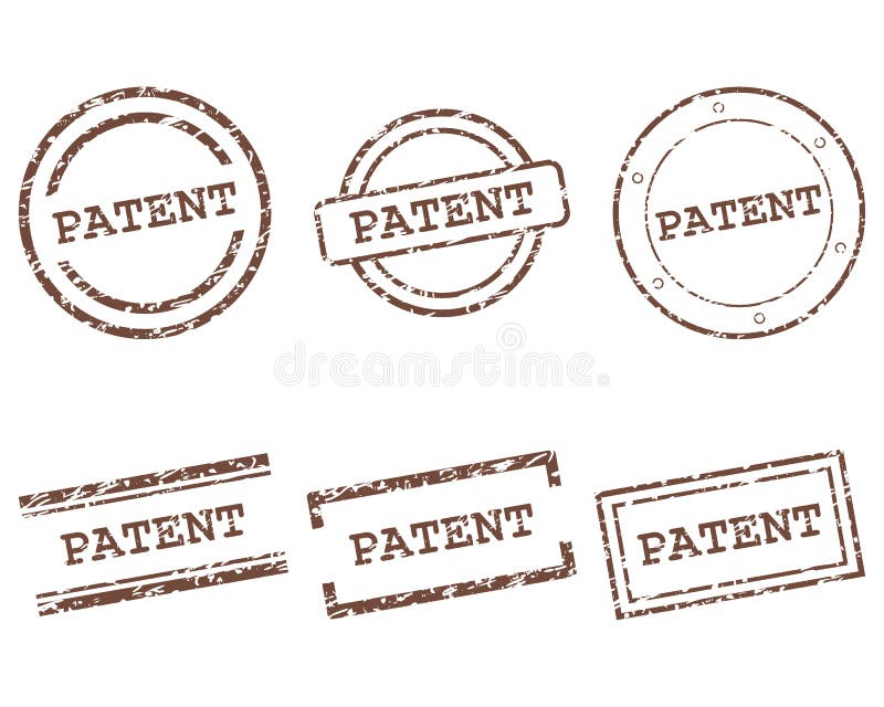 Patent stamps stock vector. Illustration of seal, business - 186946506