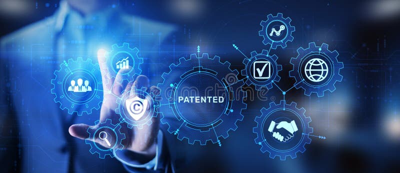Patented Patent Copyright Law Business Technology Concept Stock ...
