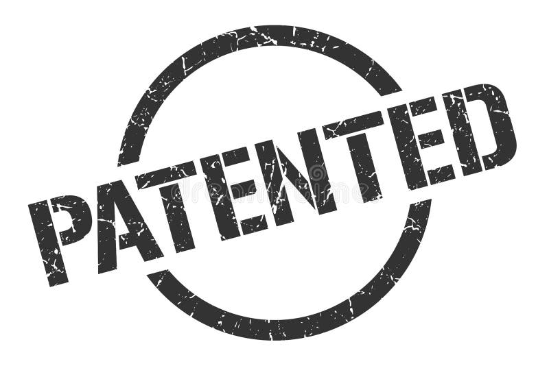 Patented stamp stock vector. Illustration of vector - 136876745