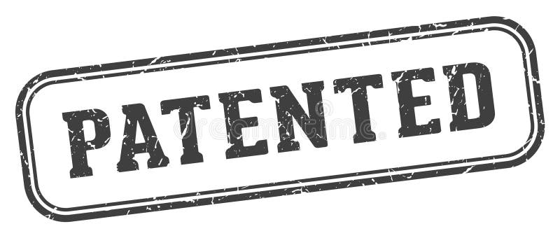 Patented Stamp. Patented Label on Transparent Background. Round Sign ...