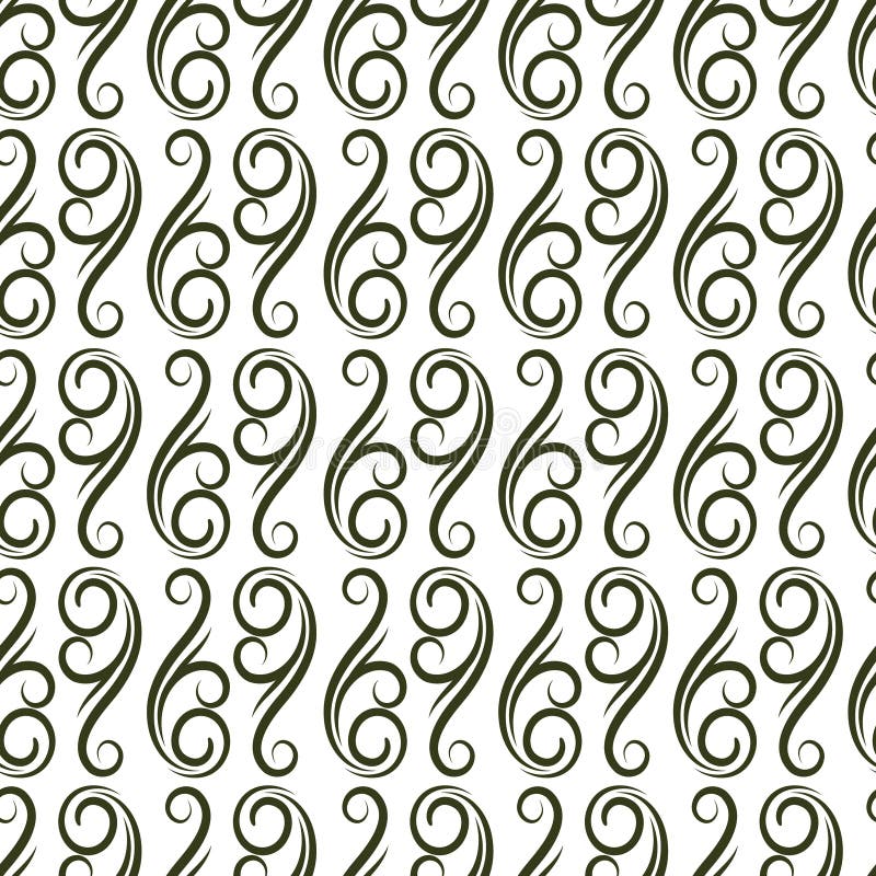 Patern Calligraphic Vintage Stock Vector - Illustration of elegance ...