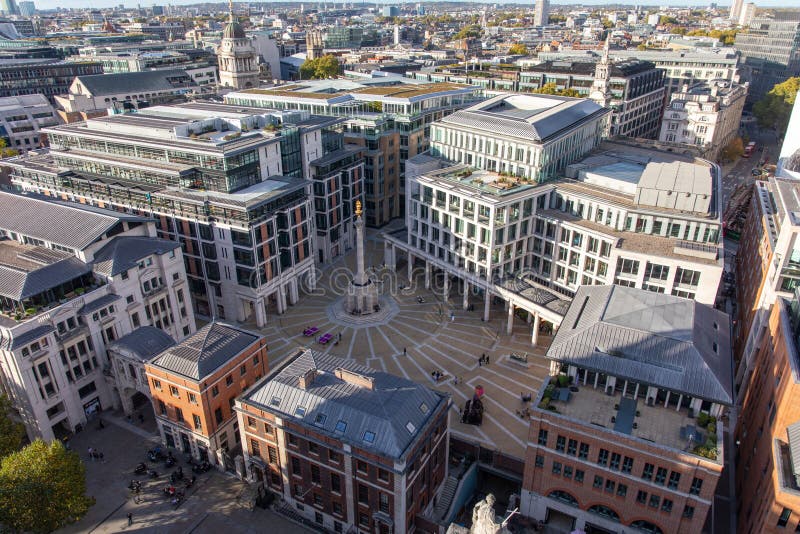 Paternoster Square As Seen from the Stone Gallery of St Paul S ...